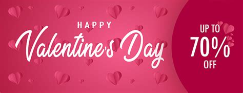 핑크 배경 벡터 일러스트에 해피 발렌타인 데이 텍스트의 심장 패턴과 타이포그래피가 있는 발렌타인 데이 배너 벽지 전단지 초대 포스터 브로셔 배너 12월에 대한 스톡 벡터