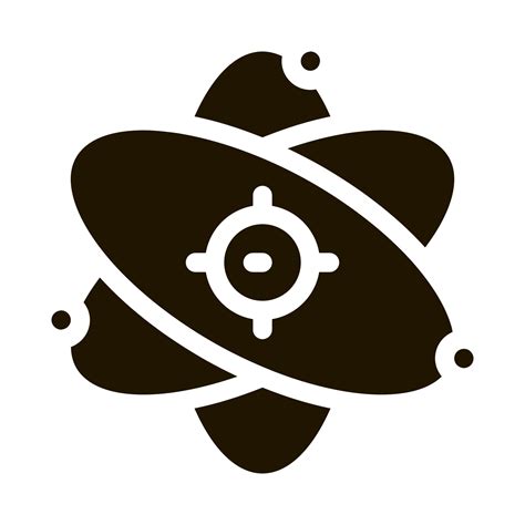 Atom Molecule Icon Vector Glyph Illustration 17510166 Vector Art At Vecteezy