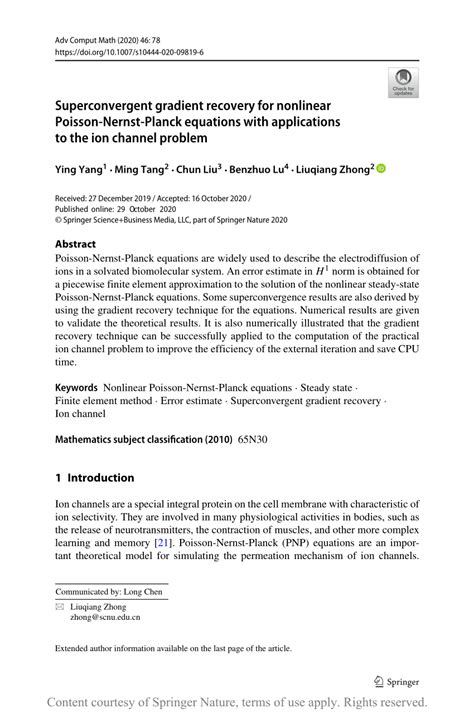 Superconvergent Gradient Recovery For Nonlinear Poisson Nernst Planck Equations With