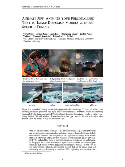 2307 04725v2animatediff animate your personalized text to image diffusion models without