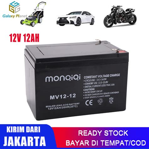 Aki Kering Original 12V 12AH Baterai Accu Tangki Alat Semprot Sprayer