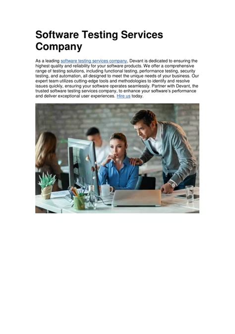Ppt Software Testing Services Company Powerpoint Presentation Free