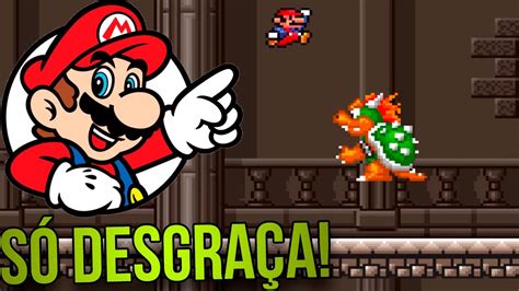 ESSA DESGRAÇA DE MARIO NÃO PULA CERTO Super Mario Lost Levels YouTube