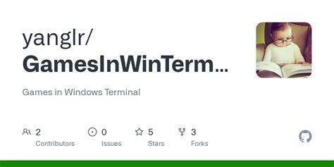 GitHub Yanglr GamesInWinTerminal Games In Windows Terminal