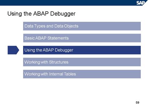 Abap Workbench Abap Workbench Foundations And Concepts Bc400