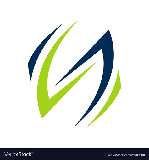 Initial Ss Letter Logo Design Graphic Concept Vector Image