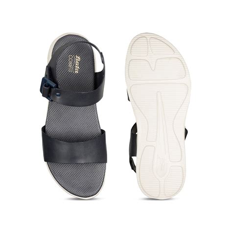 Buy Bata Comfit Navy Blue Women Buckle Sandals Online