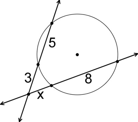 Segments From Secants Read Geometry Ck 12 Foundation