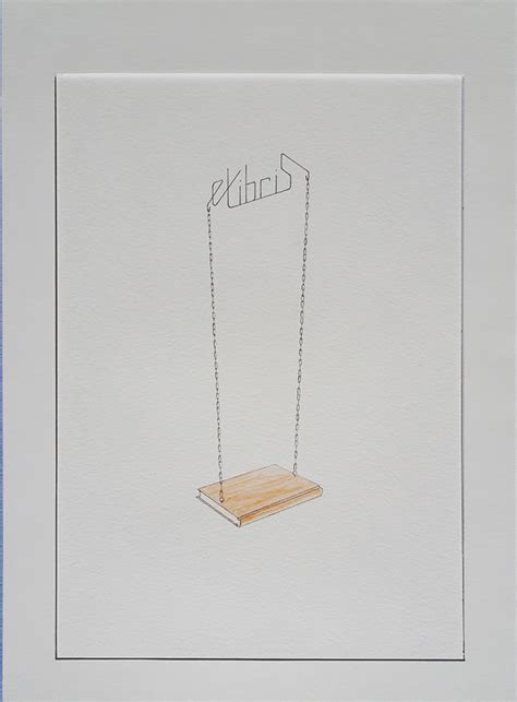 The Habit Of Drawing Ex Libris Adrian Fortunato