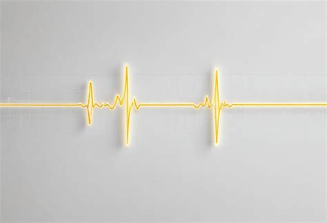 3d Ecg Line Mockup Template For Cardiology And Medical Presentations Premium Ai Generated Image