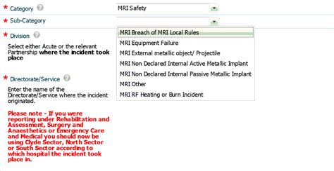 Reporting Incidents And Near Misses Nhs Ggc Mri Physics