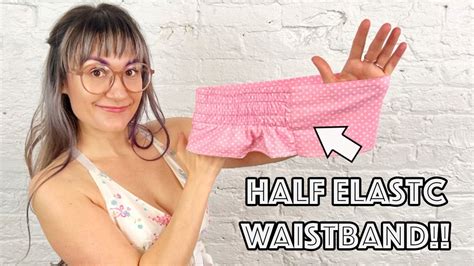 Half Elastic Waistband Tutorial Sew It Like A Pro Youtube