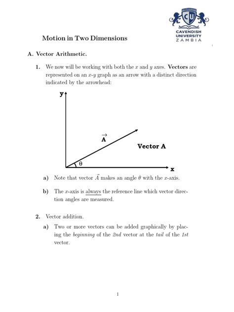 Vectors Motionintwodimensions Pdf Acceleration Euclidean Vector