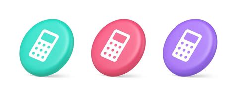 Calculator Button Mathematical Number Counting Web Application Design