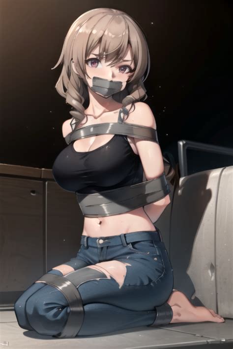 Chie Hoshinomiya Tied Up and Gagged by Thy0809 on DeviantArt