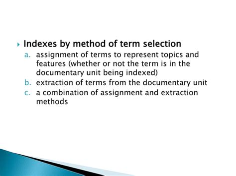 Introduction To Indexing