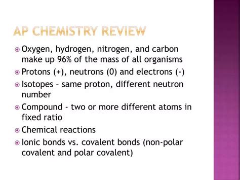 Ppt Ap Chemistry Review Powerpoint Presentation Free Download Id