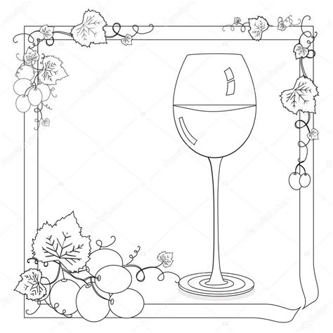 Cheese Wine Coloring Page Coloring Pages
