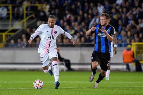Com Neymar Messi E Mbappé Juntos Psg Sofre E Empata Com O Brugge Na