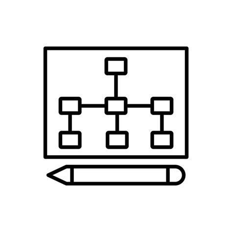 Draw Hierarchy Vector Icon 14372855 Vector Art At Vecteezy