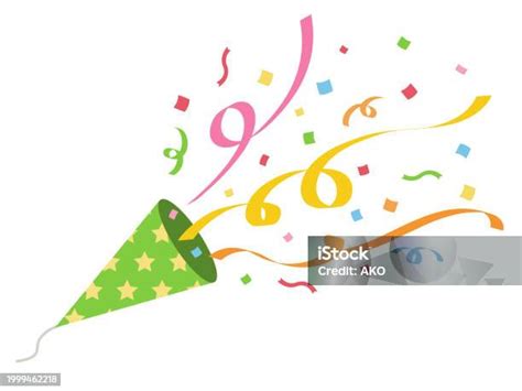 파티 크래커 그림 기념일에 대한 스톡 벡터 아트 및 기타 이미지 기념일 날기 놀라움 Istock