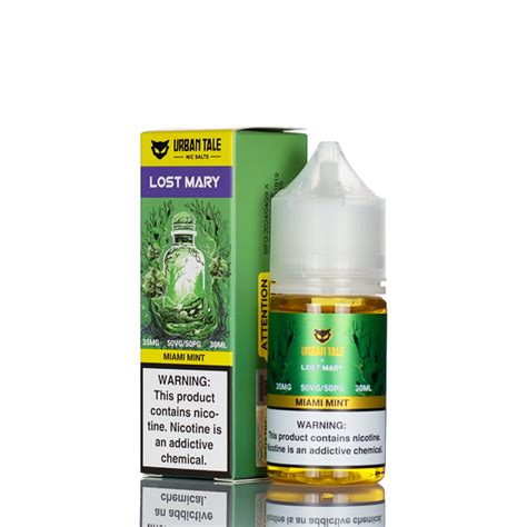 Urban Tale X Lost Mary Nic Salt Miami Mint 30ml Salt Nic