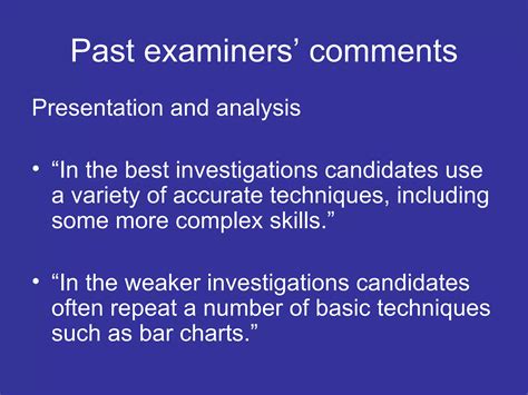 Coursework Data Interpretation Ppt