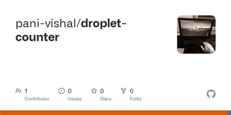 github pani vishal droplet counter