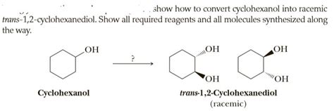answered show how to convert cyclohexanol into… bartleby