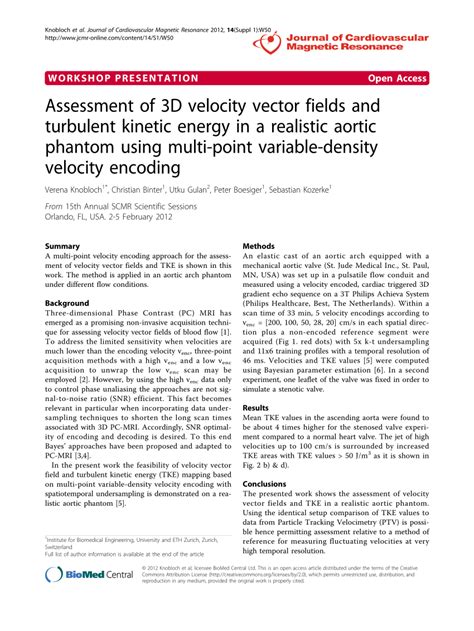 pdf assessment of 3d velocity vector fields and turbulent kinetic