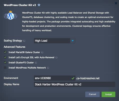 Quickstart Stack Harbor Docs