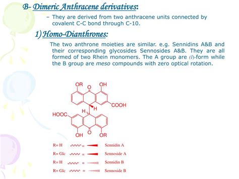 Ppt Anthracene Anthraquinone Glycosides Powerpoint Presentation