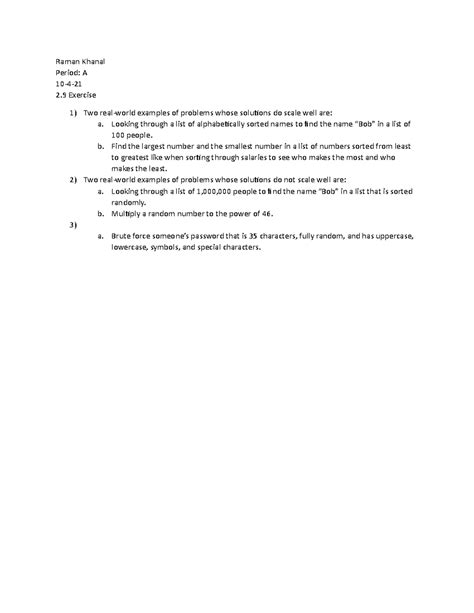 29 Exercise Solvability Raman Khanal Period A 10 4 2 Exercise Two