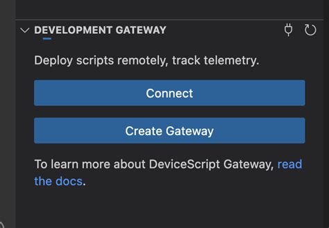 development gateway devicescript