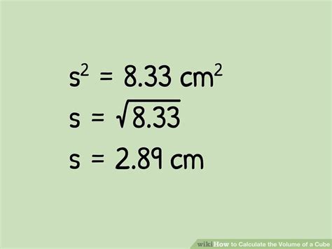 Ways To Calculate The Volume Of A Cube WikiHow