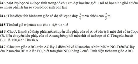 I M T L P H C C H C Sinh Trong C Em T H C L C Gi I H I S H C Sinh Gi I Chi M Ao