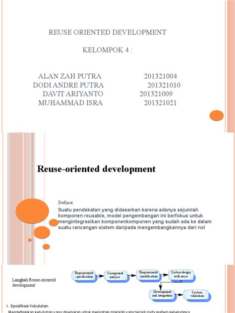 Reuse Oriented Development Ok Pdf Komputer