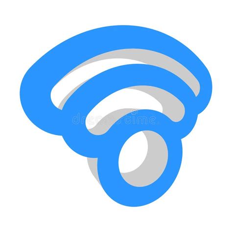 Symbool Voor Draadloos Draadloos Draadloos Signaal Internet Wifi
