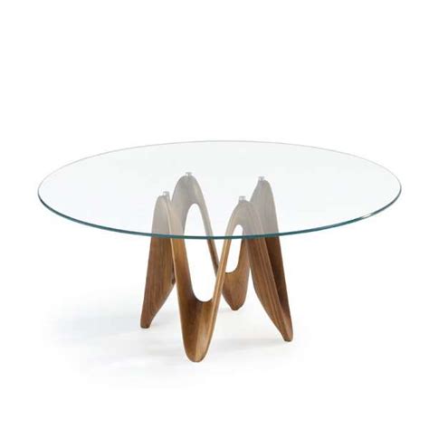 Table Ronde Design En Verre Lambda Sovet 4 Pieds