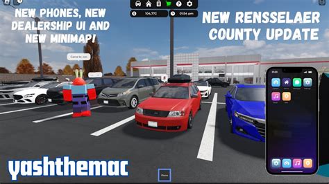 new phones new dealership ui and new minimap rensselaer county