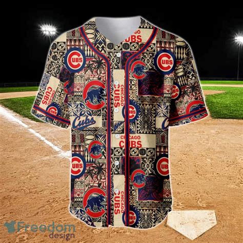 Chicago Cubs Major League Baseball AOP Baseball Jersey Freedomdesign
