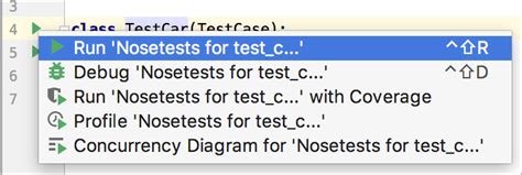 Testing Frameworks PyCharm