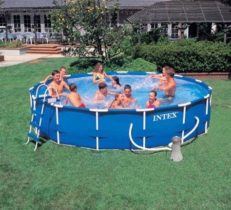 Intex 15´x 36 Metal Frame Swimming Pool — Joguines I Bicis Gaspar