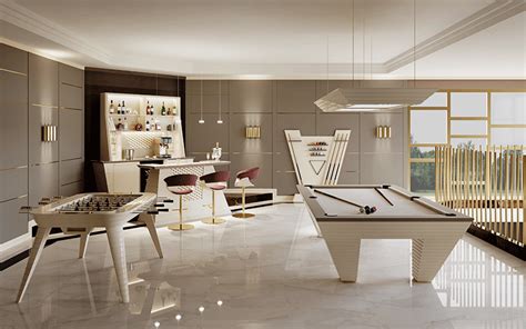 Vismara Design麻将桌vismara Design进口台球桌剪刀石头布家居