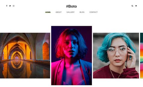 Boto Free Bootstrap 4 HTML5 Photo Gallery Website Template ThemeWagon