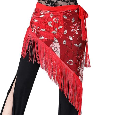 Women Sexy Belly Dance Hip Scarf Wrap Belt Ladies Practice Dance Salsa