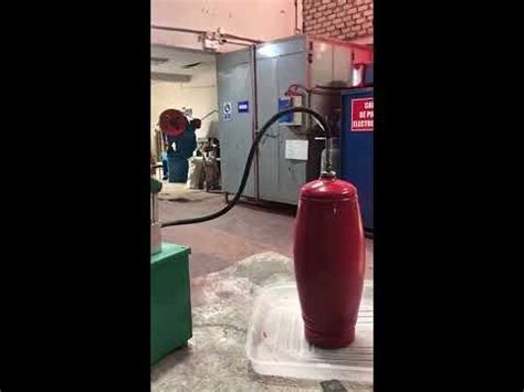 Prueba Hidrostática Extintor baja presión YouTube Fire extinguisher