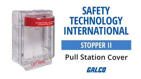 Safety Technology International Stopper Ii Pull Station Cover Galco