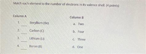 Solved Valence Electrons Are Involved In Chemical Bonding Chegg Com