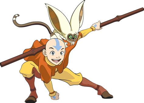 Aang And Momo Vector Png By Tagirovo On Deviantart
